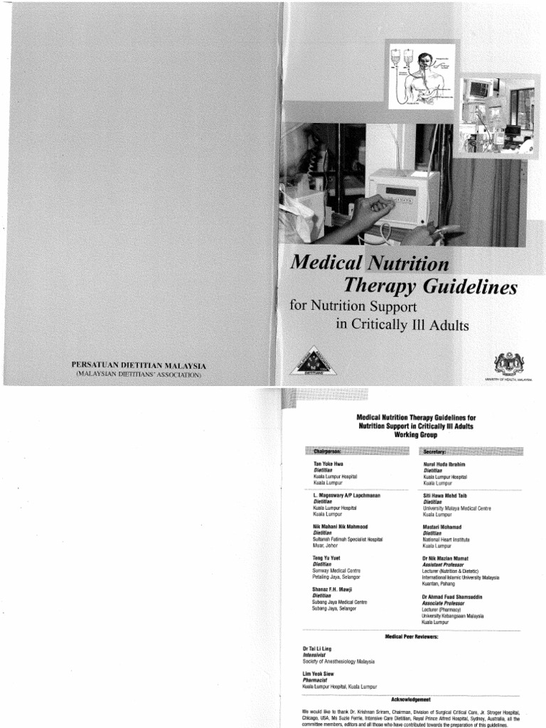 MDA2005 MNT Guidelines NS | PDF