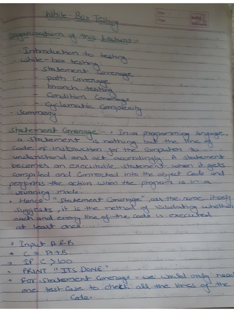 White Box Testing | PDF