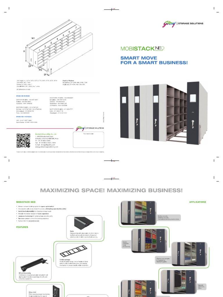 Godrej Mobile Storage Compactor | PDF