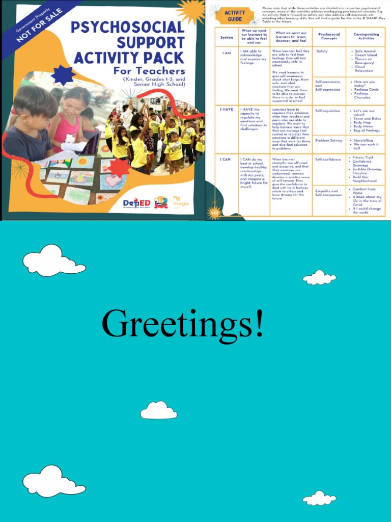 Psychosocial Support Activity | PDF