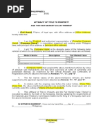 Sample Request For Issuance of Separate Title | PDF