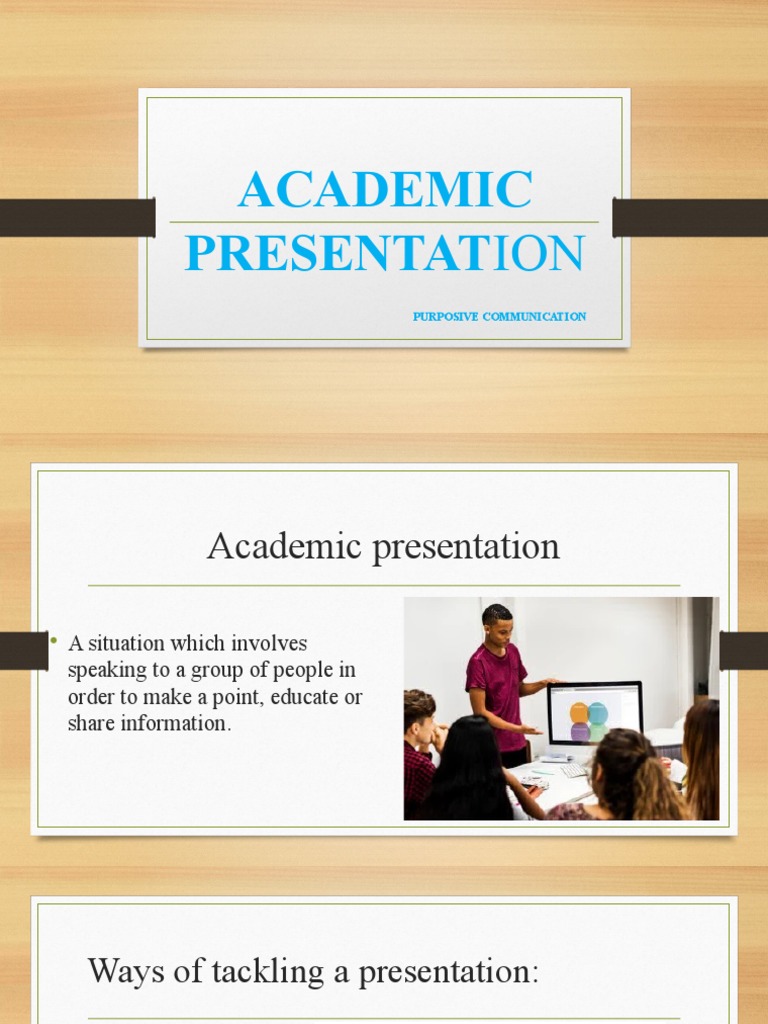 ACADEMIC PRESENTATION PPT | PDF | Body Language | Psychological Concepts