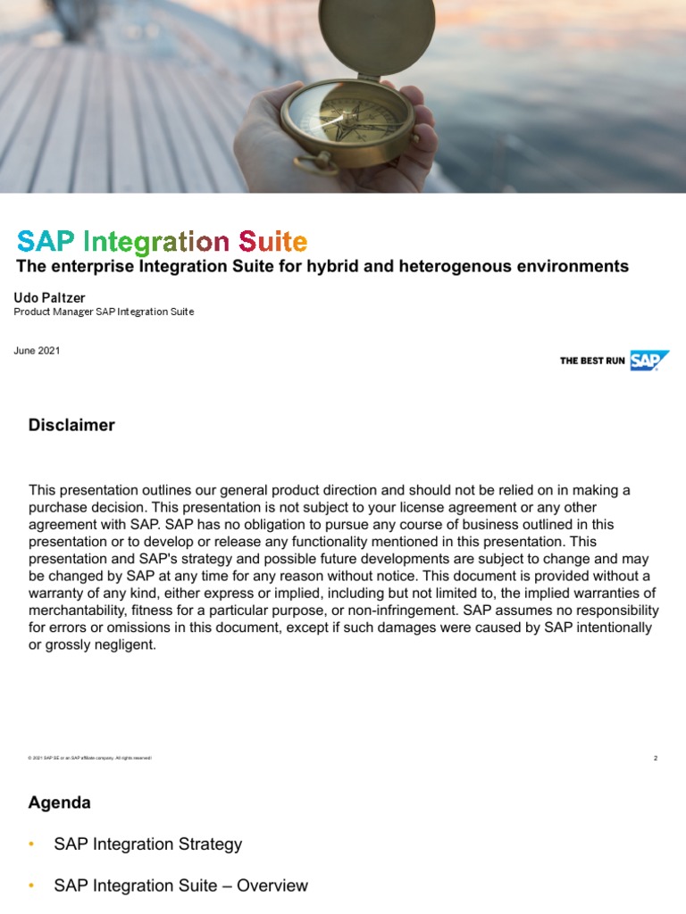 Sap Integration Suite Sap | PDF | Cloud Computing | Software As A Service