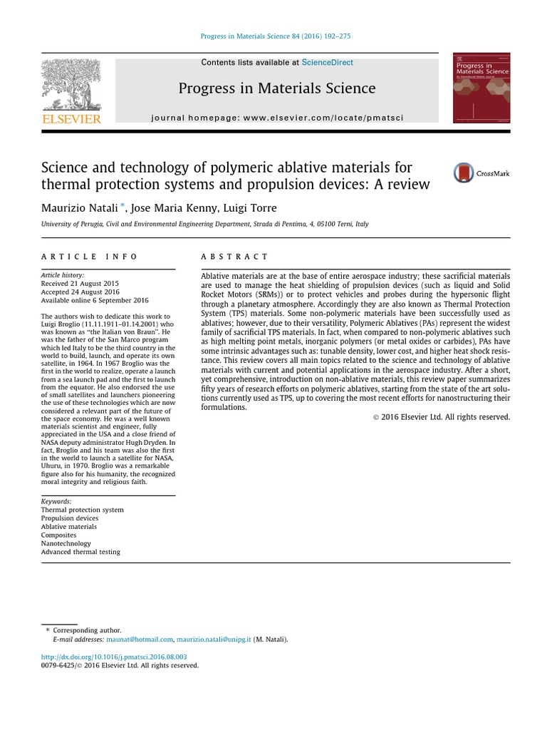 Ablative Cooling Materials and Systems | PDF | Atmospheric Entry ...