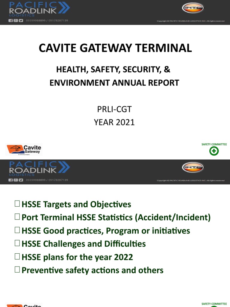 HSSE Annual Report 2021 | PDF | Occupational Safety And Health | Safety