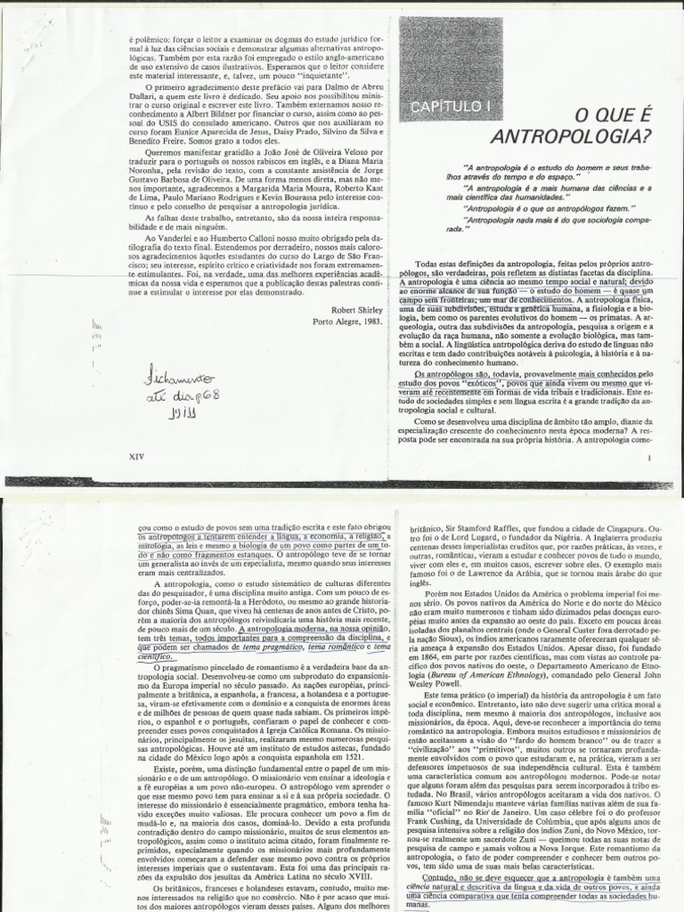 Livro de Antropologia Juridica (Robert Shirley) | PDF
