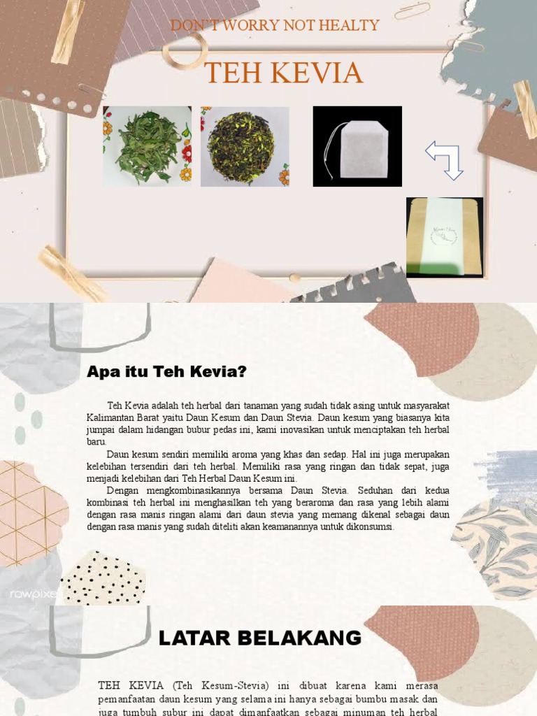 Teh Kevia: Don'T Worry Not Healty | PDF | Gaya Hidup