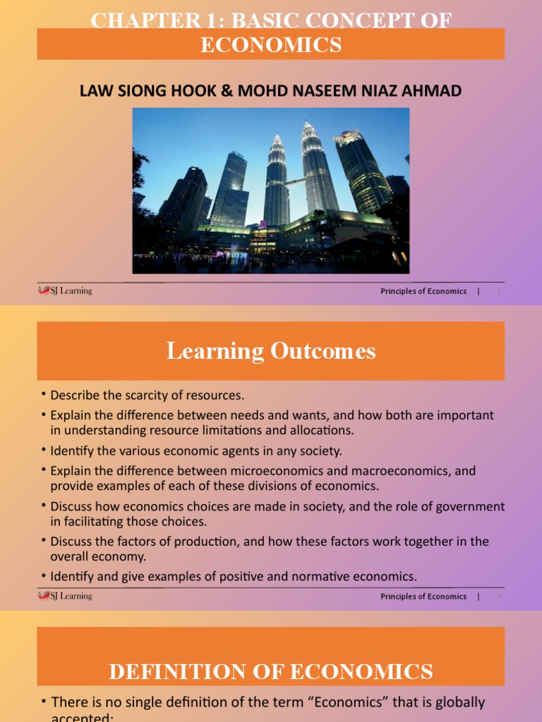 Chapter 1 Introduction To Economics | PDF | Economics | Market (Economics)