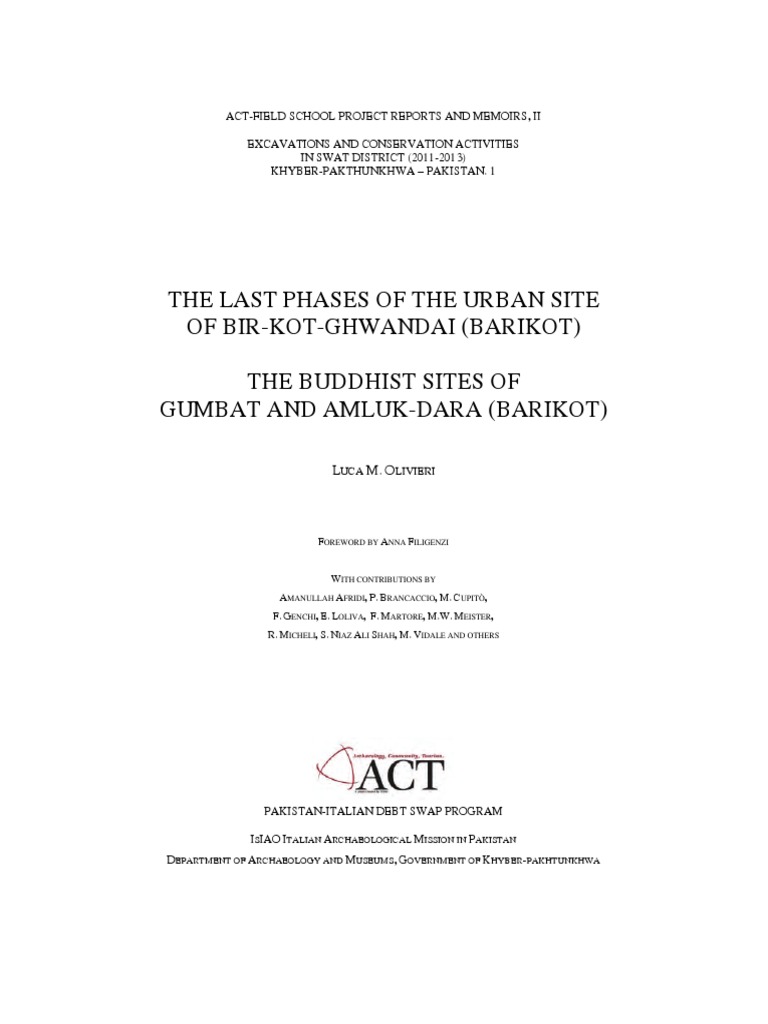 The Material Cultural Assemblage in The Last Phases of The Urban Site ...