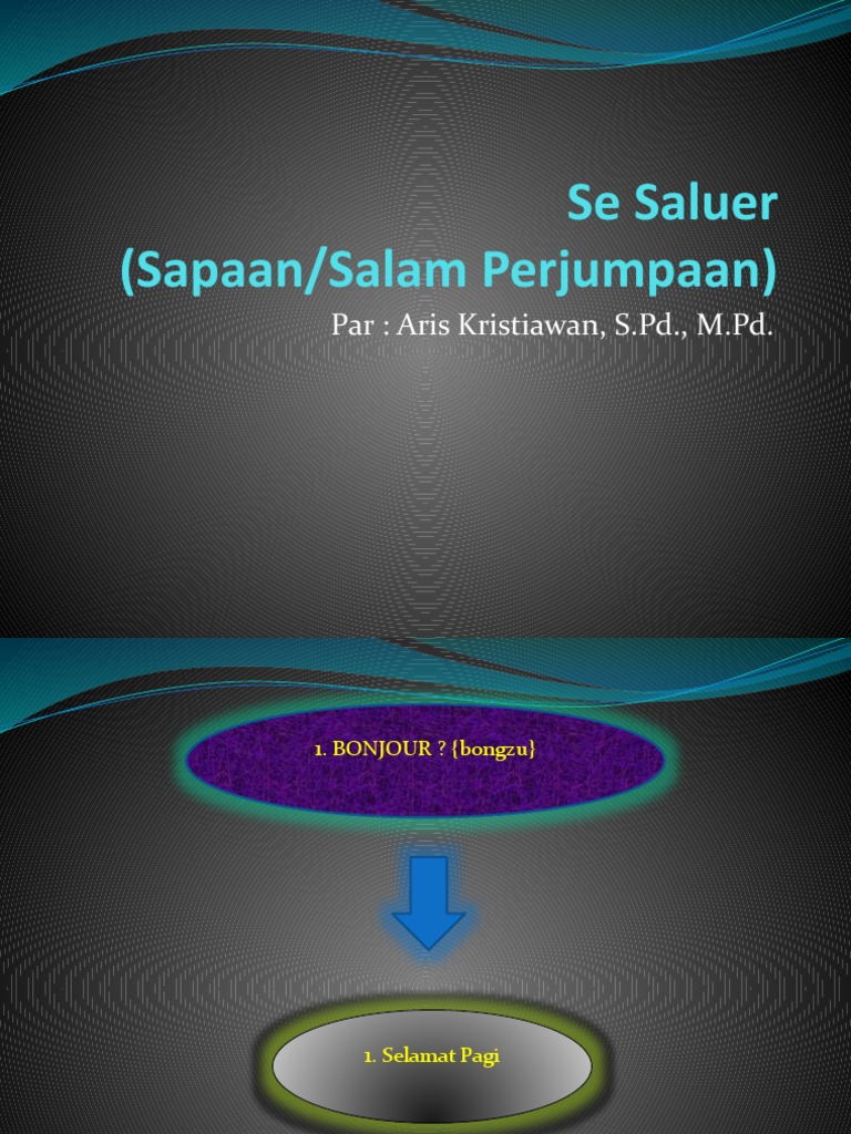 Se Saluer | PDF