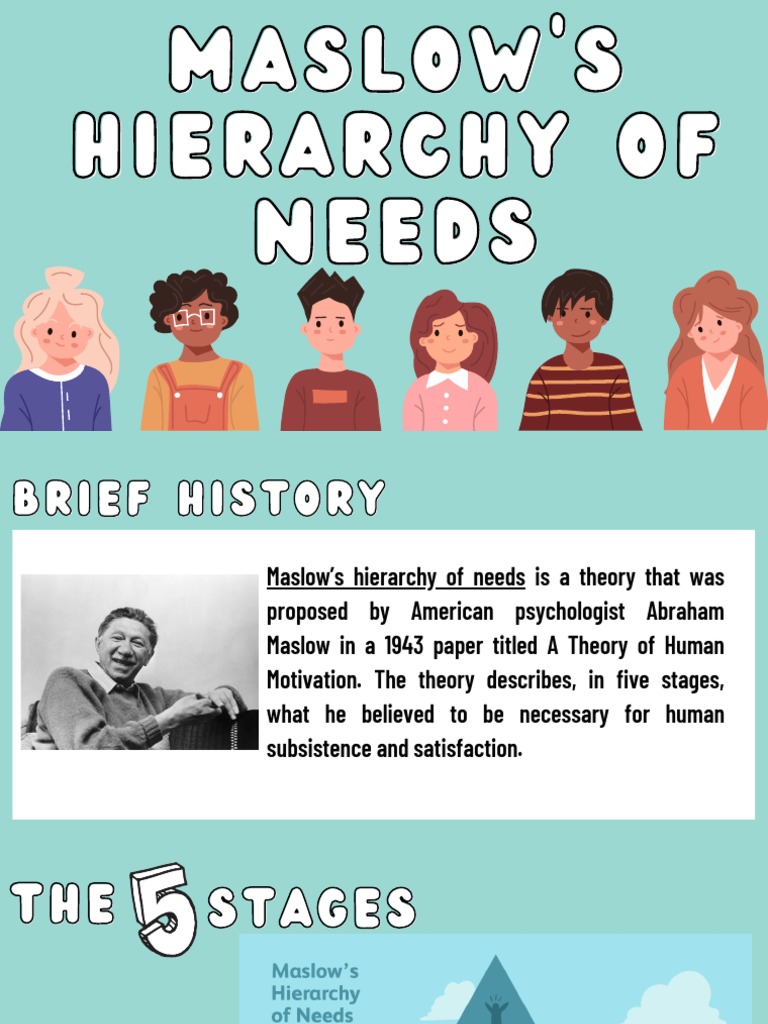Maslows Hierarchy of Needs | PDF | Psychological Theories | Cognitive ...