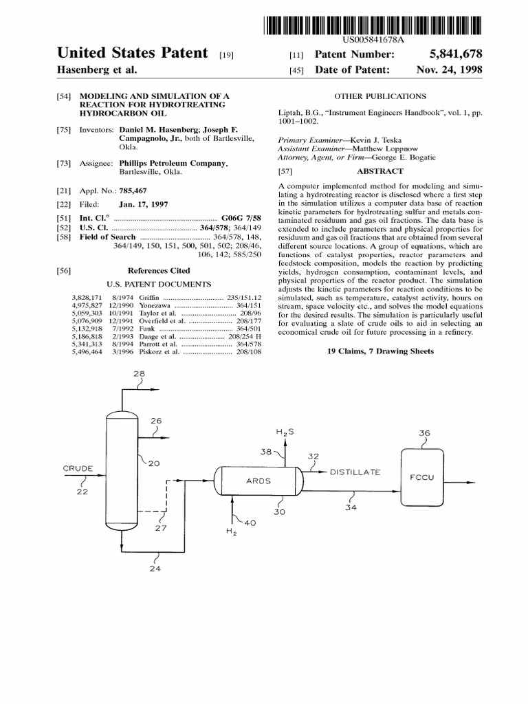 Modeling and Simulating a Hydrodesulfurization and Hydrodemetallization ...