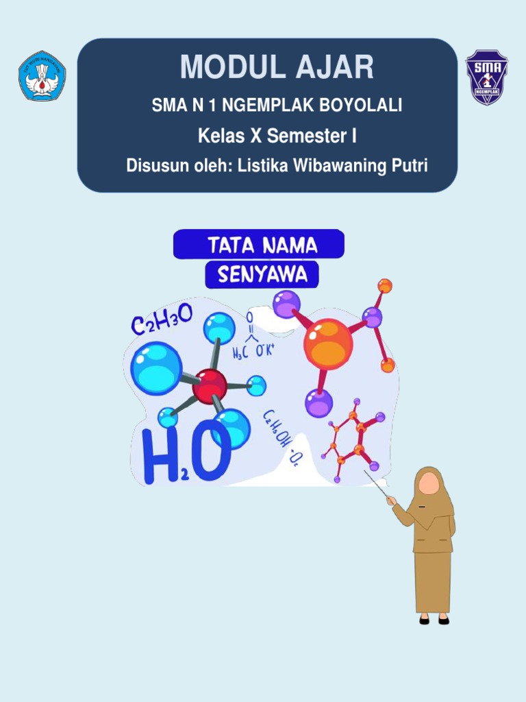 Modul Ajar Tata Nama Senyawa | PDF