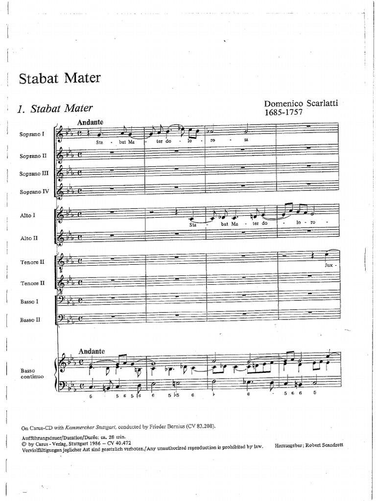Stabat Mater | PDF