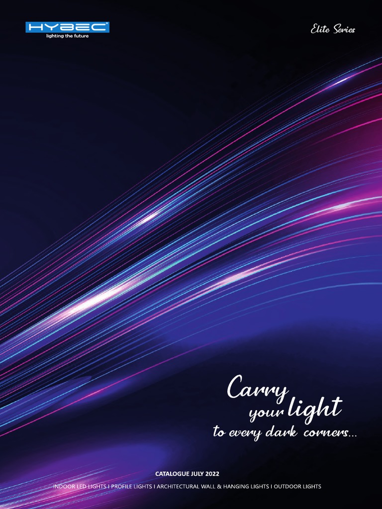 Hybec Indoor LED Lighting Catalogue | PDF | Lighting | Components