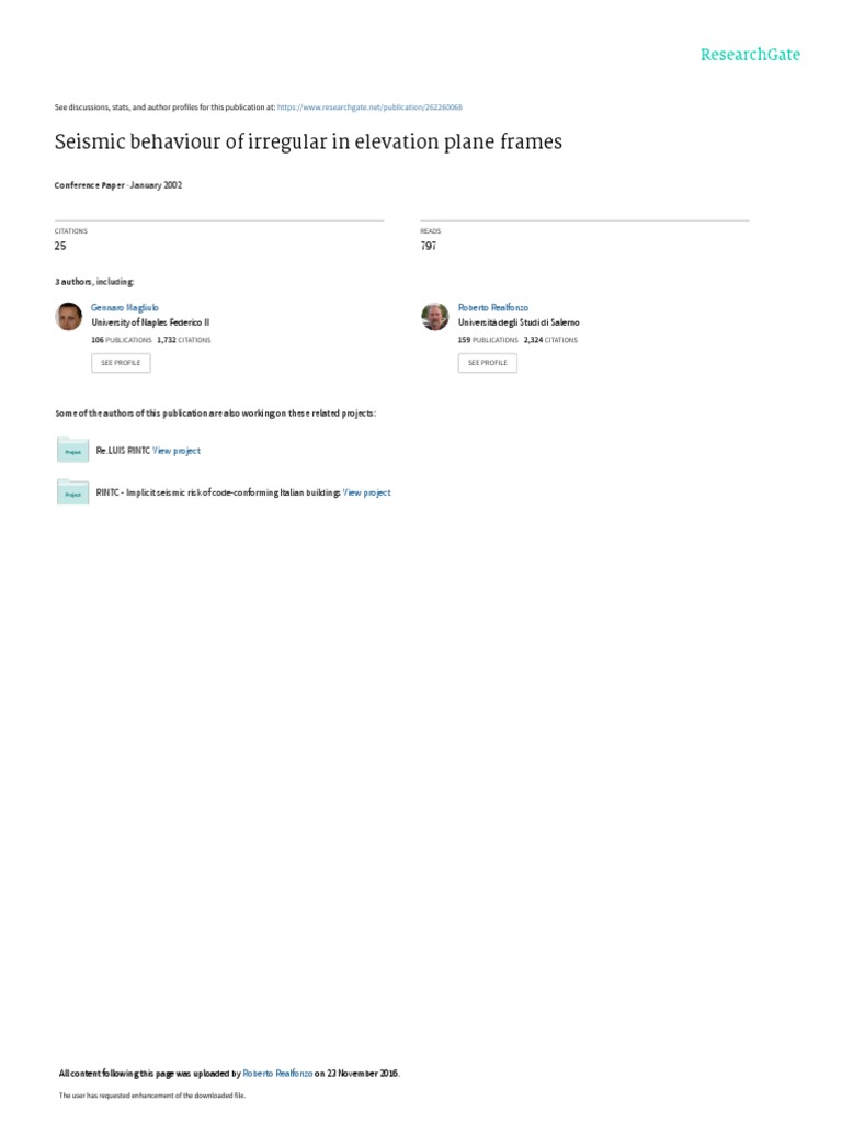 Refered Journals | PDF | Seismology | Mass