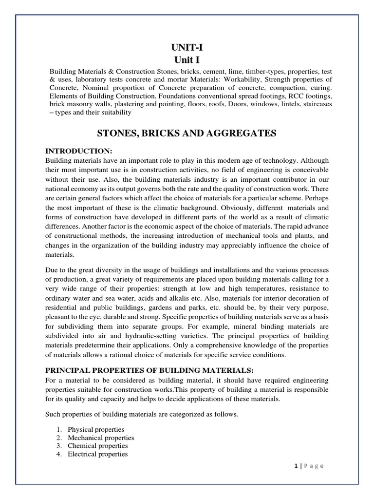 Unit 1 BT 204 | PDF | Rock (Geology) | Deformation (Engineering)