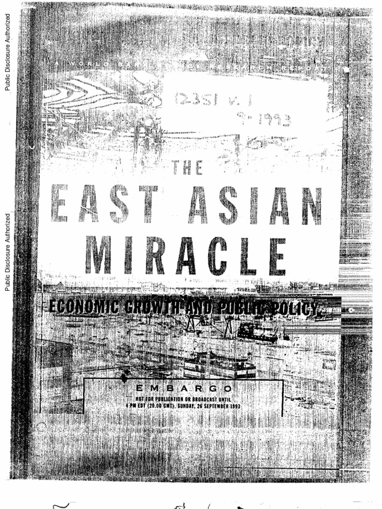 East Asian Miracle | PDF | Economic Growth | Taiwan