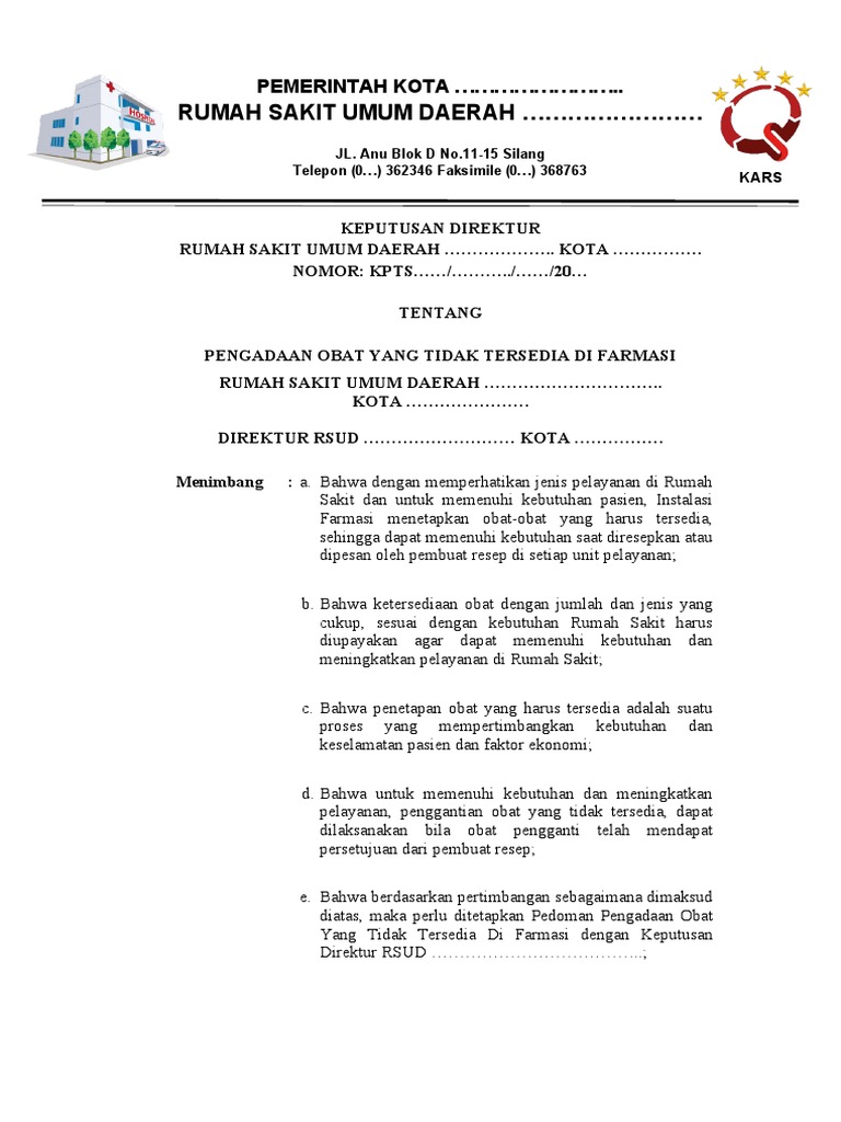 Ep 1b Pedoman Tentang Pengadaan Bila Stok Obat Kosong Pdf