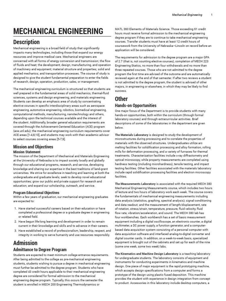 Mechanical | PDF | Mechanical Engineering | Engineering