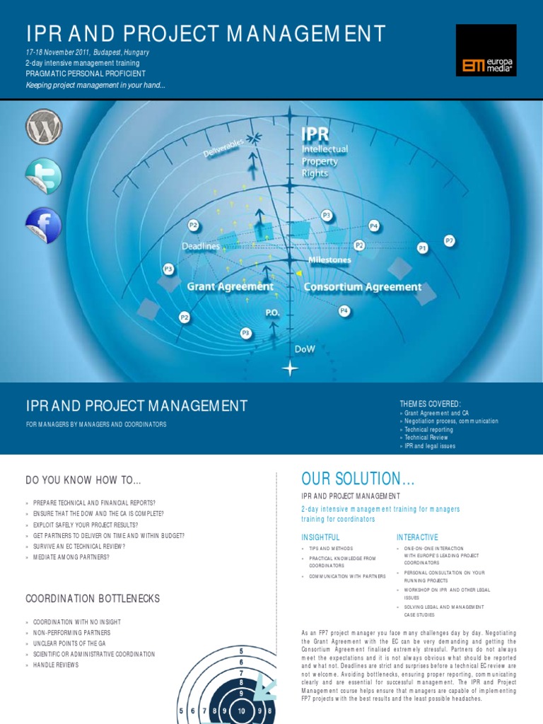 IPR Management in Project Training | PDF | Project Management ...