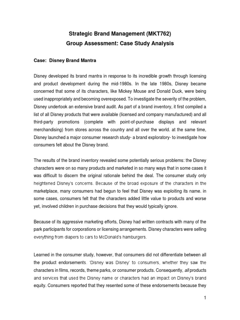 Disney Brand Mantra Analysis | PDF | Brand | The Walt Disney Company