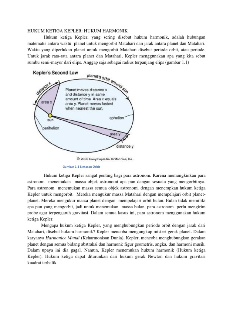 Hukum Ketiga Kepler | PDF