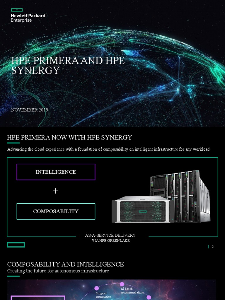 HPE Primera and HPE Synergy-A00092977enw | PDF | Cloud Computing ...