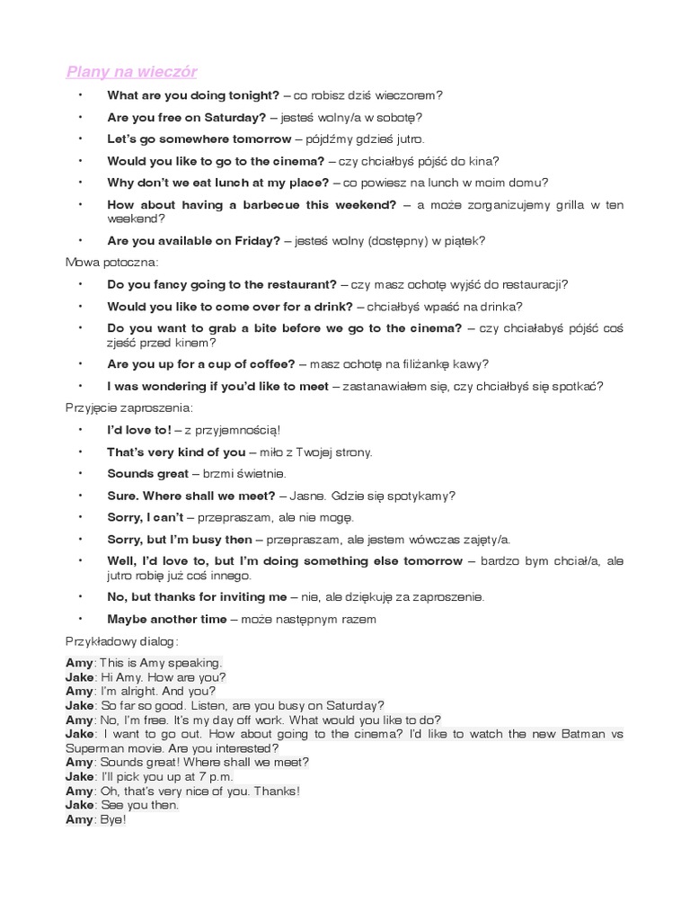 Angielski Poziom A1 | PDF