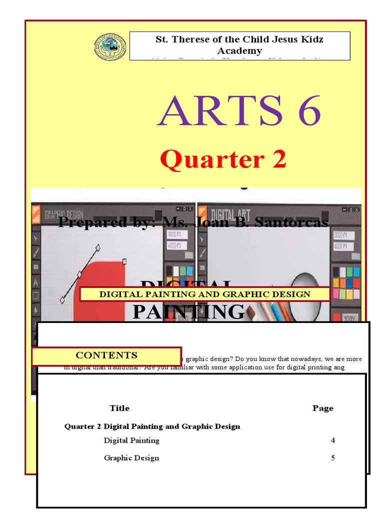 ARTS 6 2nd Quarter | PDF | Paintings | Graphic Design