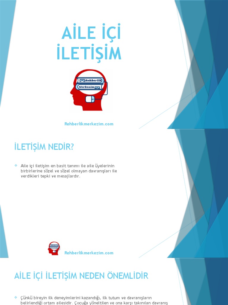 Aile Ici Iletisim 2 | PDF