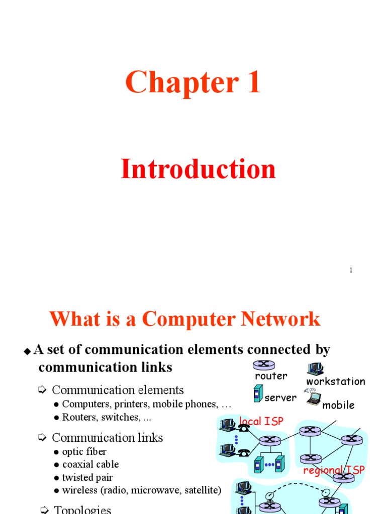 An Introduction to Computer Networks: Types, Applications, Hardware and Software | PDF ...