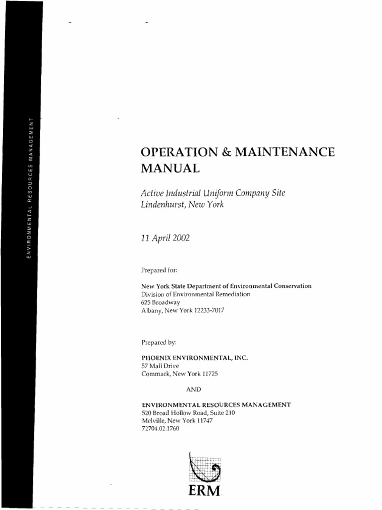 Report - Hw.152125.2002!04!11.operation and Maintenance Manual | PDF ...