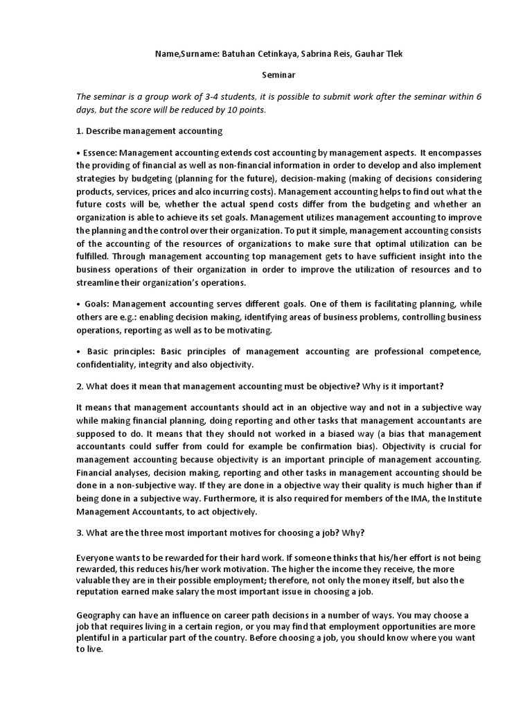 1.1. Sem - Solution Solutions | PDF | Business | Management Accounting