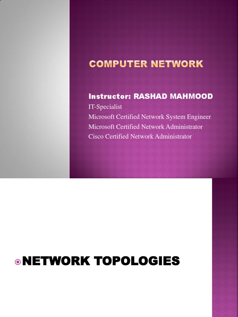 5 Network Topologies | PDF | Network Topology | Computer Network