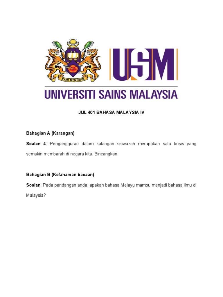 Krisis Pengangguran Siswazah di Malaysia | PDF
