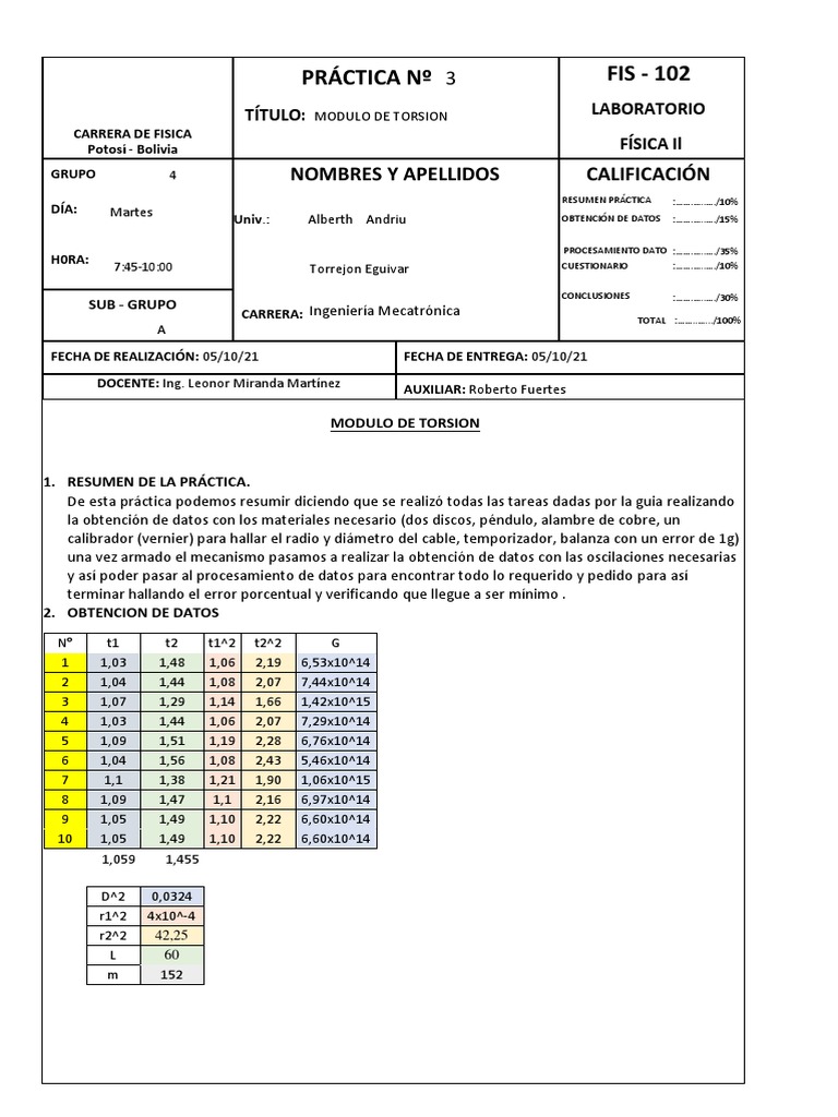 Practica 3 FIS-102 Lab MTN | PDF