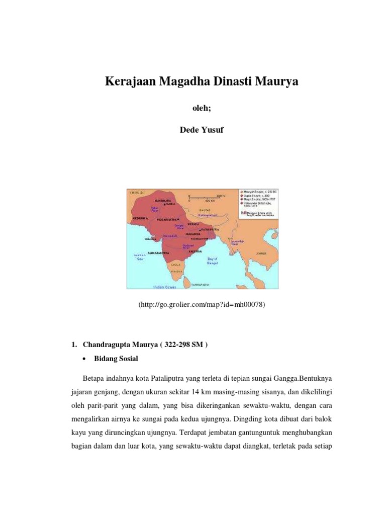 Sejarah dan Kebudayaan Dinasti Maurya | PDF