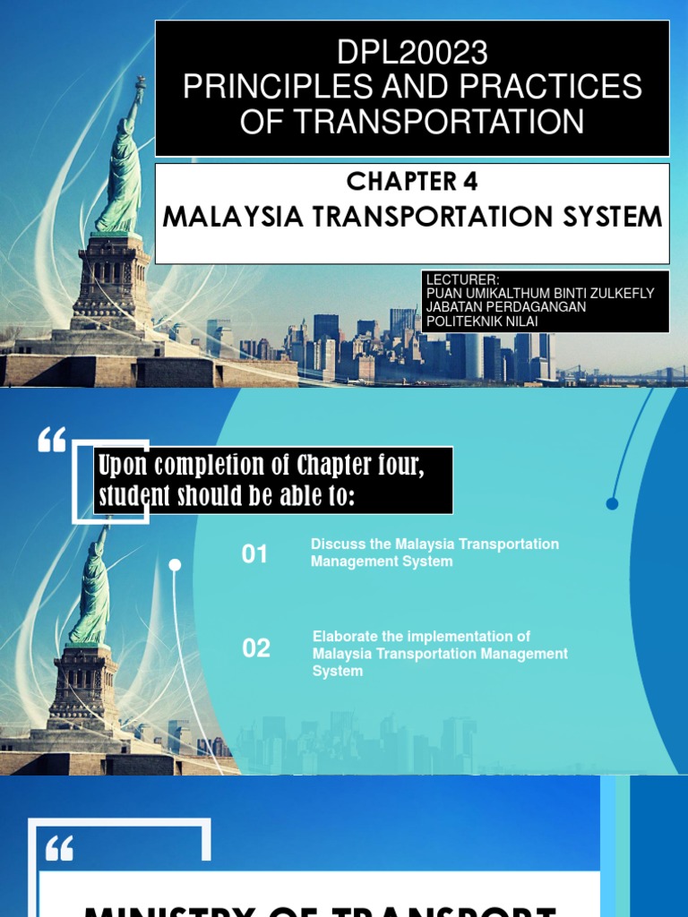 Chapter 4 | PDF | Malaysia | Transport