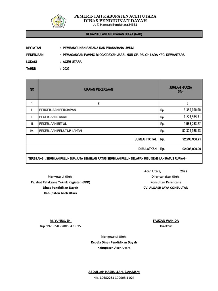 Rab Paving Block | PDF