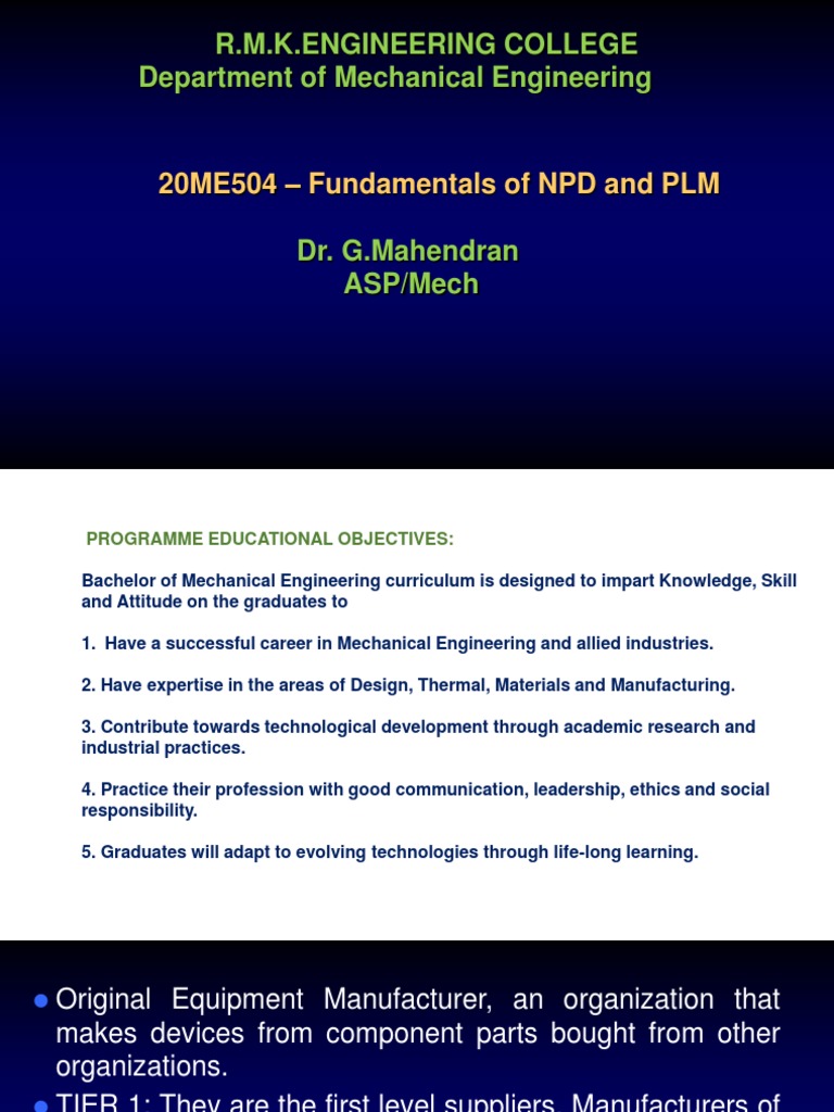 NPD & PLM | PDF | Product Lifecycle | Design