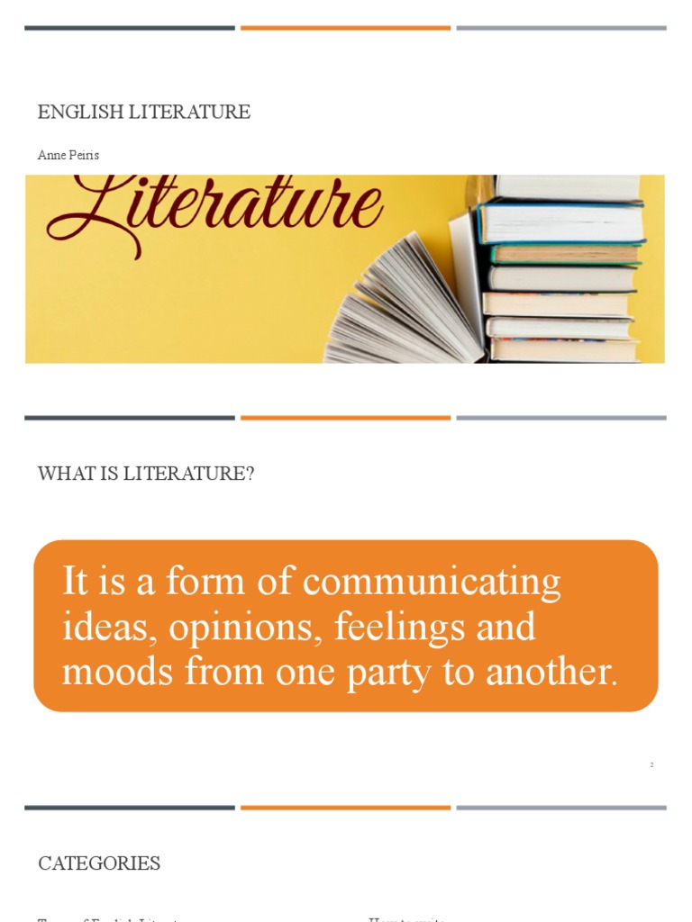 English Literature New Grade 10 | PDF