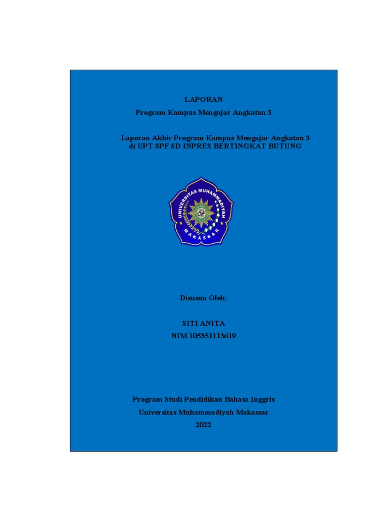 LAPORAN AKHIR KAMPUS MENGAJAR ANGKATAN 3 (Untuk Kampus) | PDF