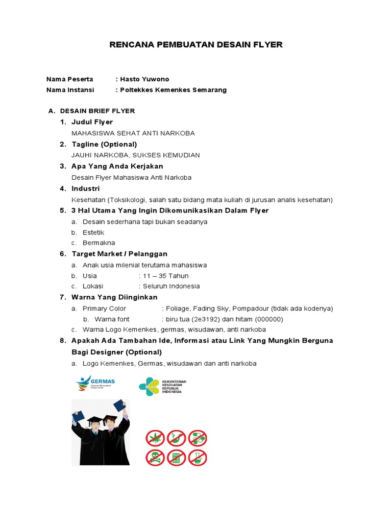 Contoh Brief Flyer | PDF