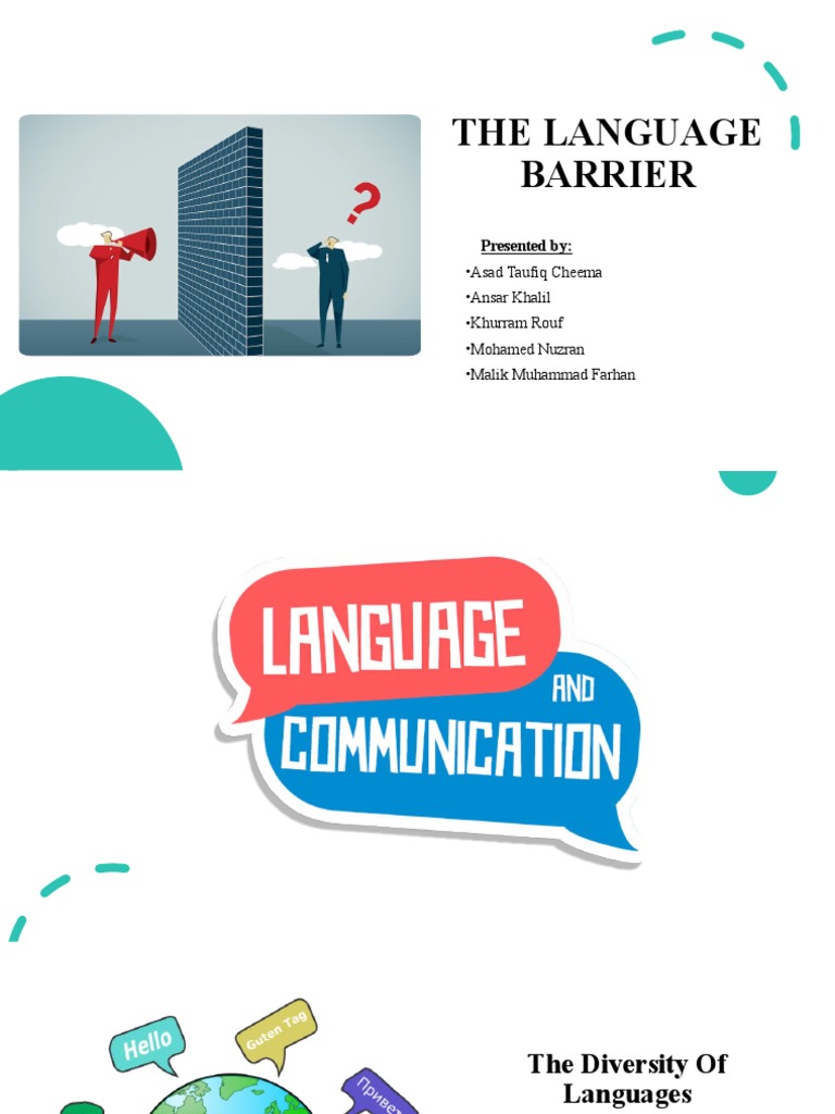 The Language Barrier | PDF | Communication | Perception