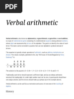 Cryptarithm Project | PDF | Thought | Cognition