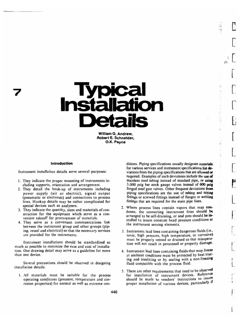 Hook Up Drawing | PDF