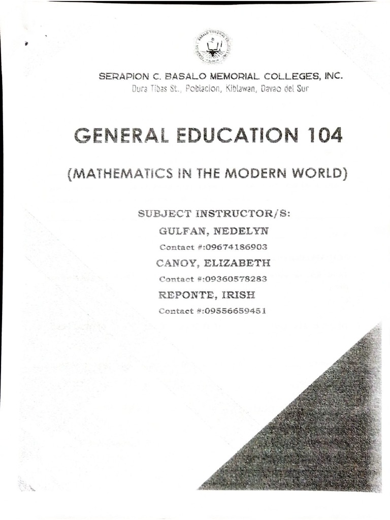 GE104 (m3) | PDF