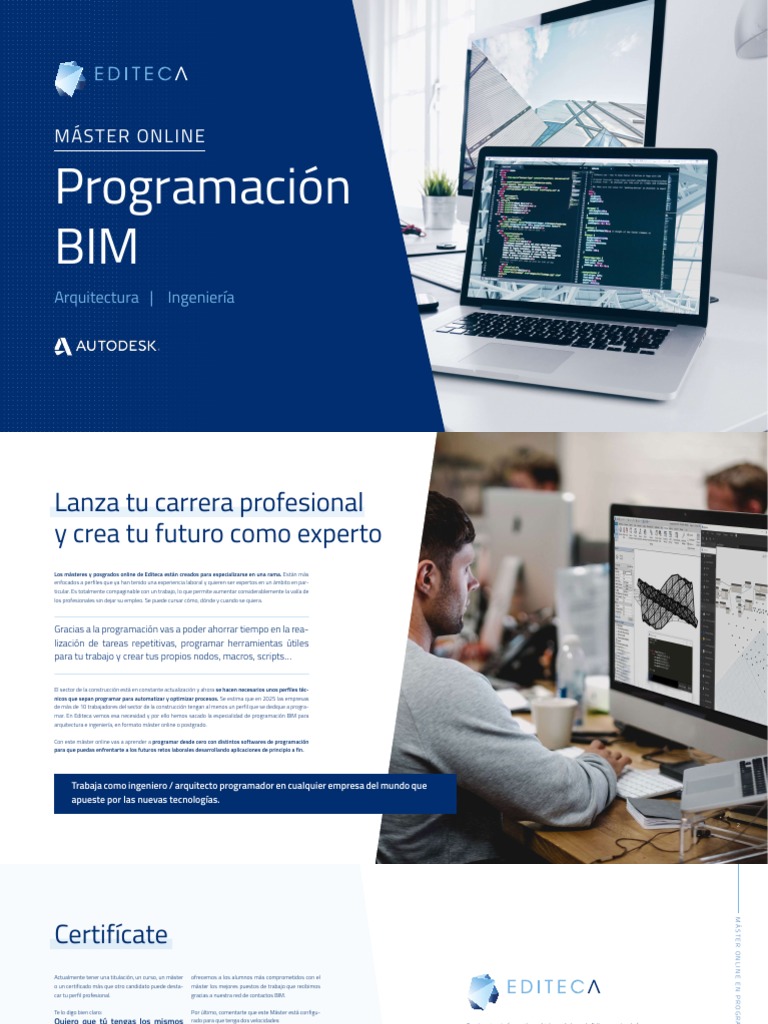 Dossier Master Programacion BIM | PDF | Autodesk Revit | Python (lenguaje de programación)