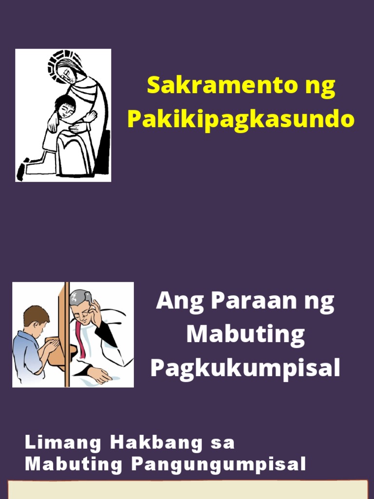 Ang Paraan NG Mabuting Pangungumpisal | PDF
